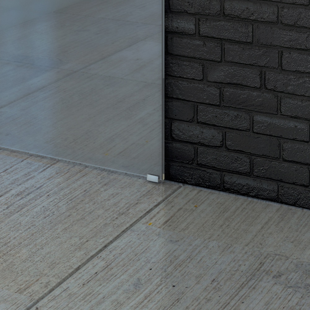 Adjustable bottom guide for sliding glass doors - SLID'UP by MANTION