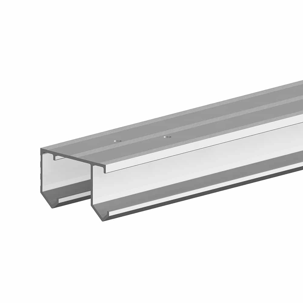 Aluminum double track for sliding doors - SLID'UP 110 by MANTION USA