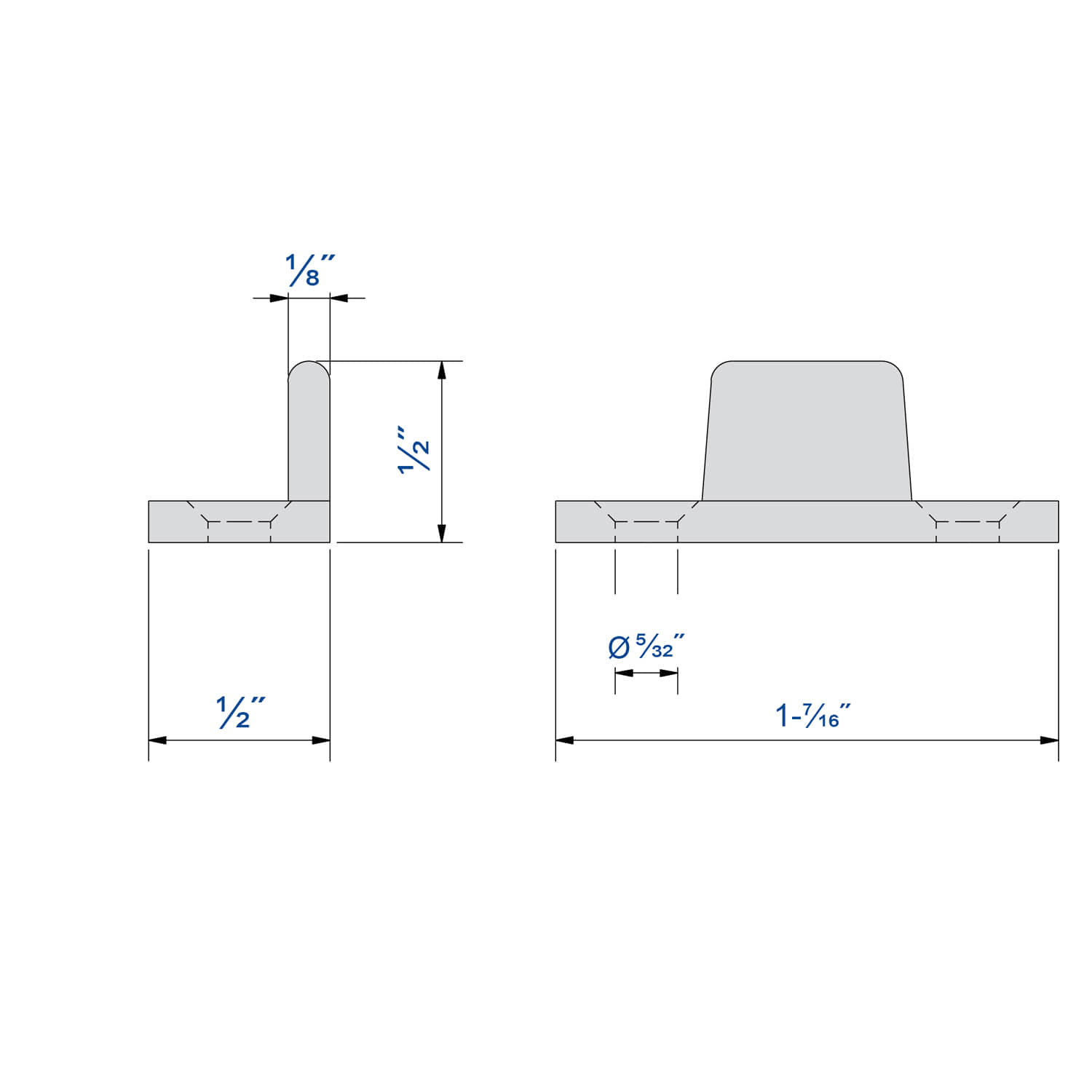 Polyamide bottom guide for sliding doors - SLID'UP by MANTION