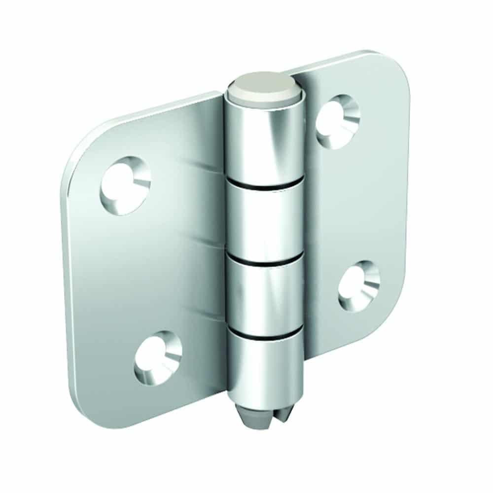 Charnière en acier galvanisé (Finition argent) - Diamètre axe 5/16 ...