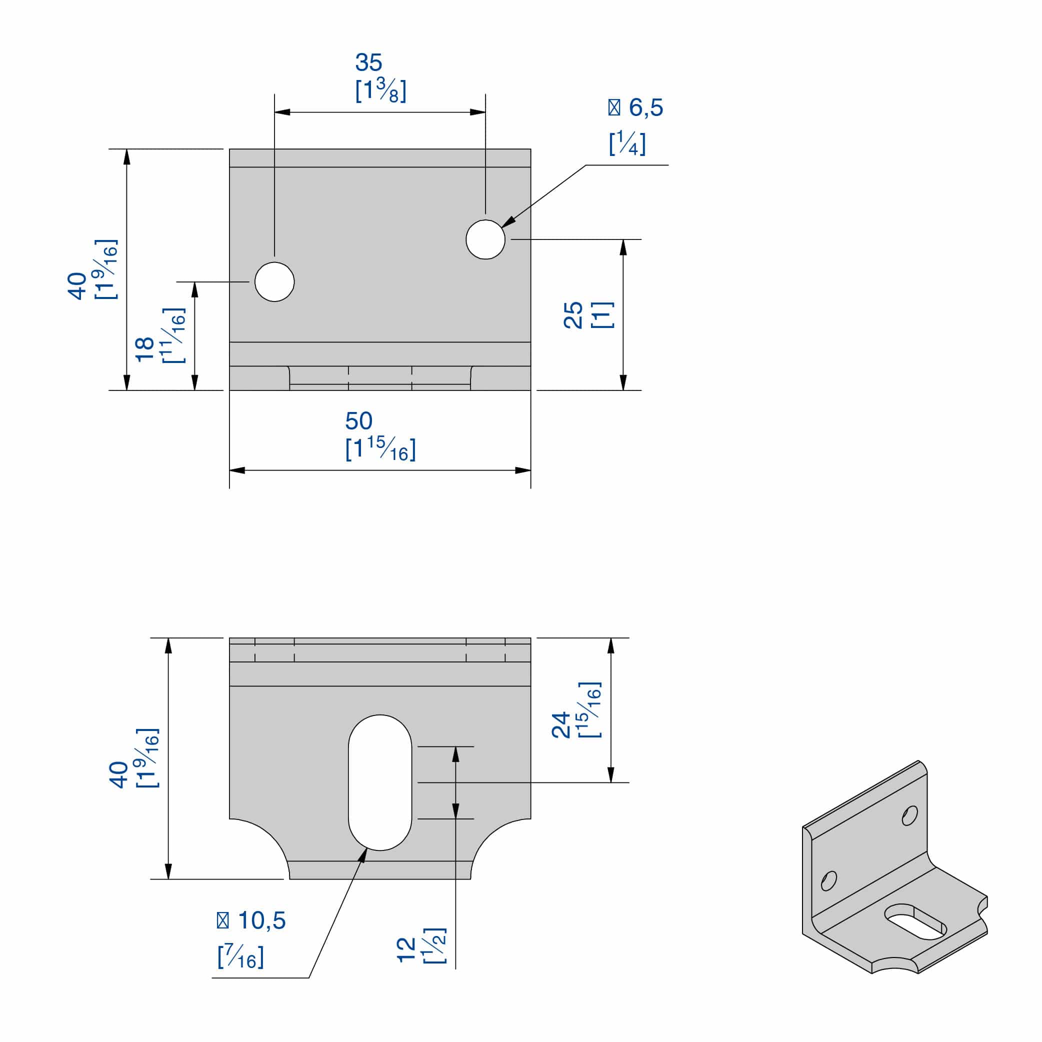 Wall mounting bracket for sliding doors - SLID'UP 2000 by MANTION Canada