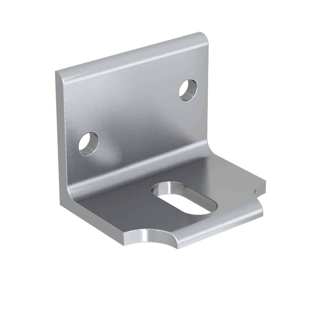 Stainless steel wall mounting bracket for track - Slidup 2000 | MANTION