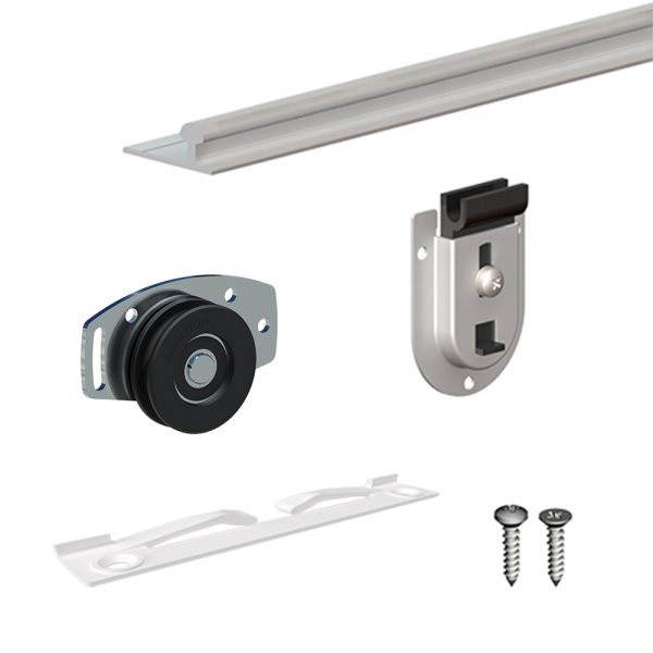 Sliding bypass closet door hardware kit SLID'UP 130 by MANTION