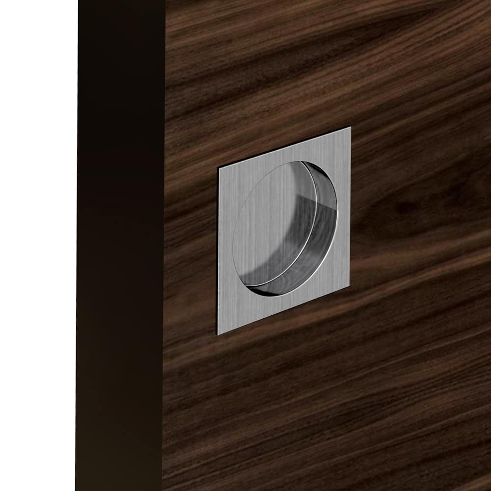 Set of 2 round or square flush pull handles - SLID'UP by MANTION