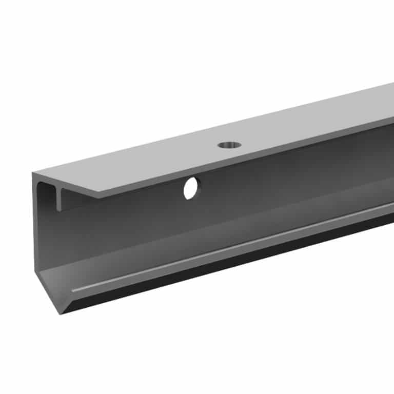 Aluminum track for sliding doors - SLID'UP 120 by MANTION USA