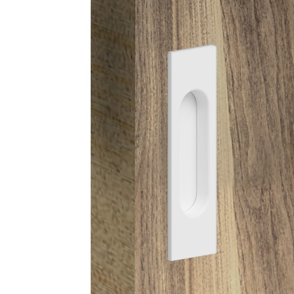 Set of 2 rectangular flush pull handles - SLID'UP by MANTION